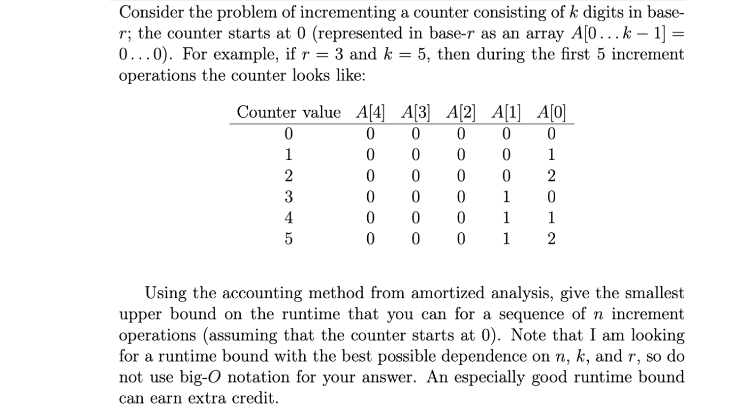 Consider the problem of incrementing a counter | Chegg.com