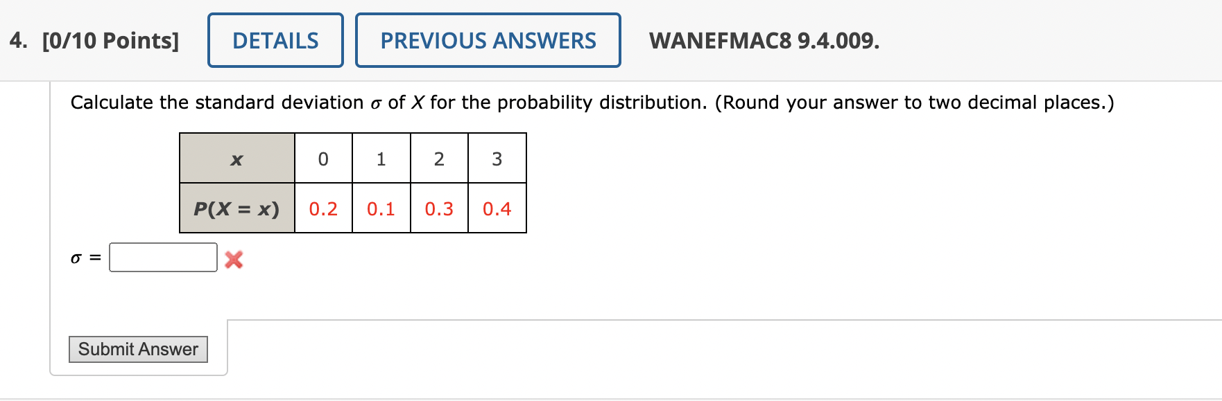 Solved 4. [0/10 Points ] | Chegg.com