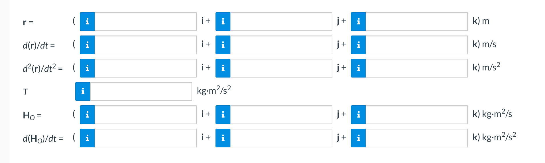 Solved The system of three particles has the indicated | Chegg.com