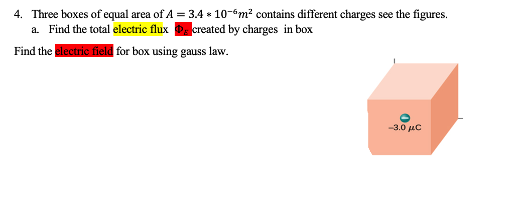 Solved 4. Three boxes of equal area of A=3.4∗10−6 m2 | Chegg.com