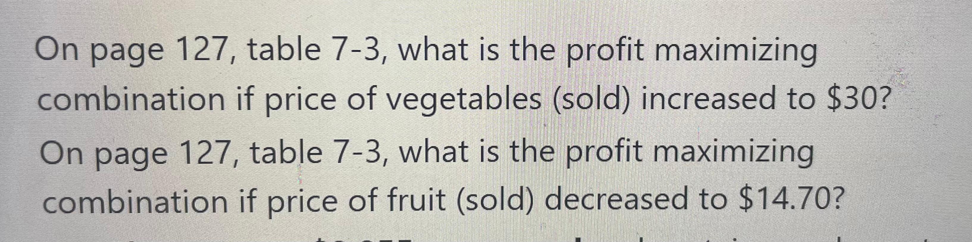 Solved Table 7-3 Doneit-MOn page 127 , table 7−3, what is | Chegg.com