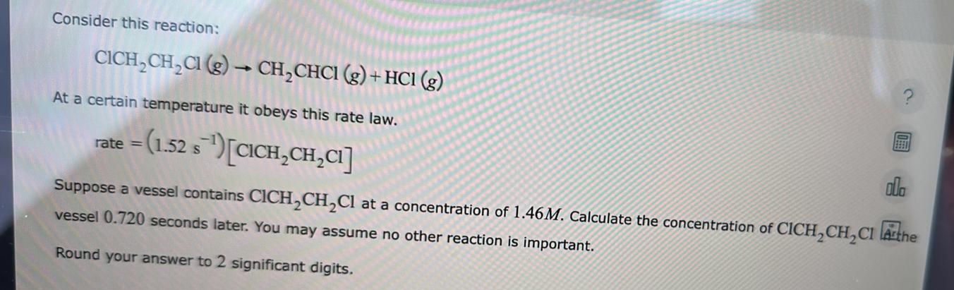 Solved Consider this reaction: | Chegg.com