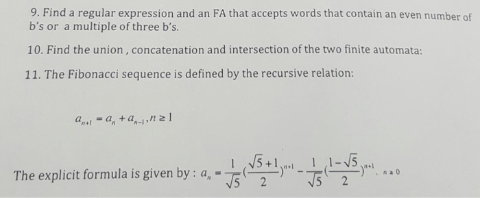 Solved Find a regular expression and an FA that accepts | Chegg.com