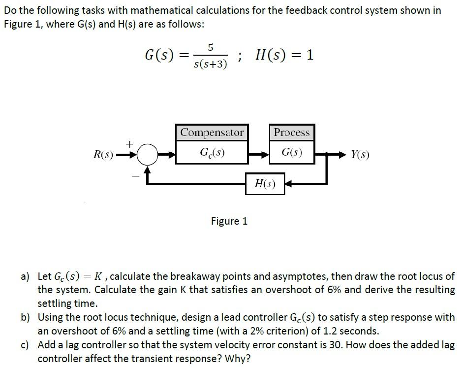 Solved Do the following tasks with mathematical calculations | Chegg.com