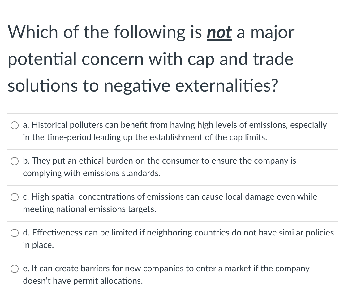 Solved Which of the following is not a major potential | Chegg.com