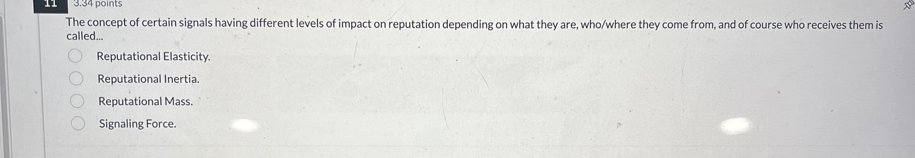 Solved The concept of certain signals having different | Chegg.com