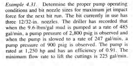 Solved Example 4.31. Determine the proper pump operating | Chegg.com