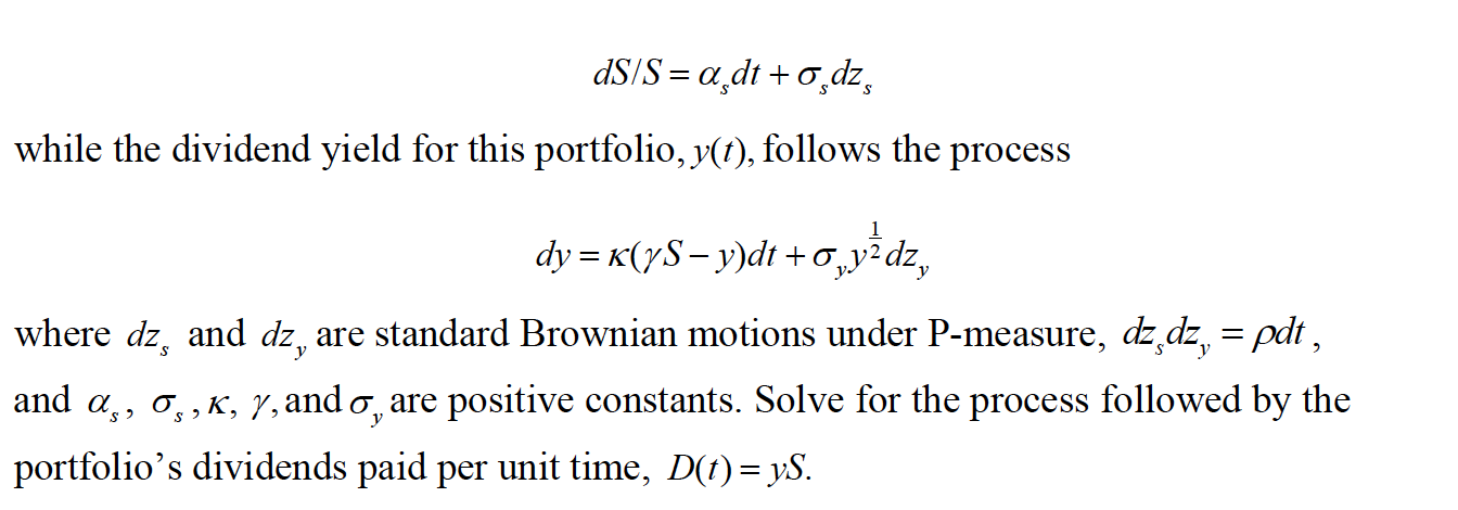 Solved 4. Ito's Lemma (Multivariate Case) The value (price) | Chegg.com
