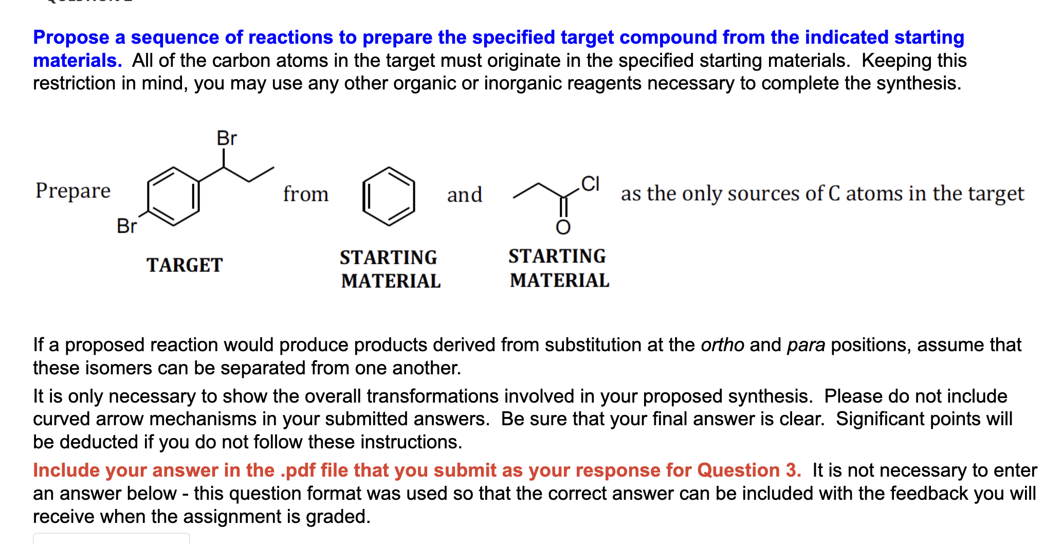 Solved Propose a sequence of reactions to prepare the | Chegg.com