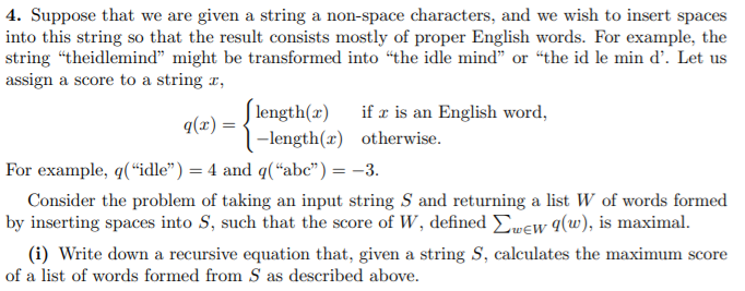 Solved Write A Pseudocode Function That Solves This