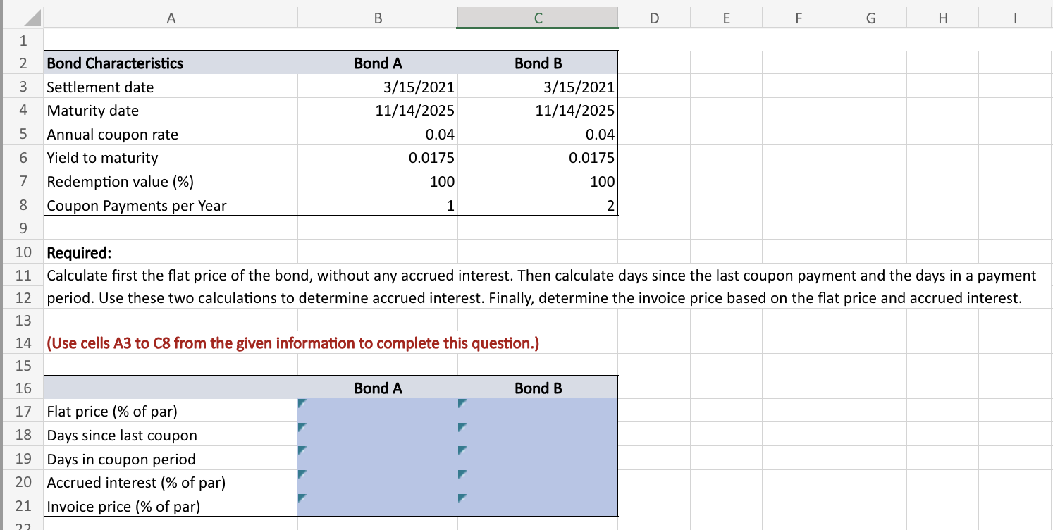 Please show work with excel!! | Chegg.com
