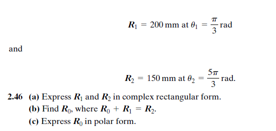 Solved R 200 mm at TT rad 3 and 57 R2 = 150 mm at 02 rad. 3 | Chegg.com