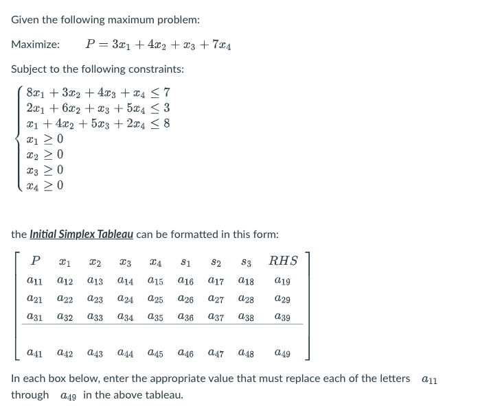 Solved Given the following maximum problem: Maximize: | Chegg.com