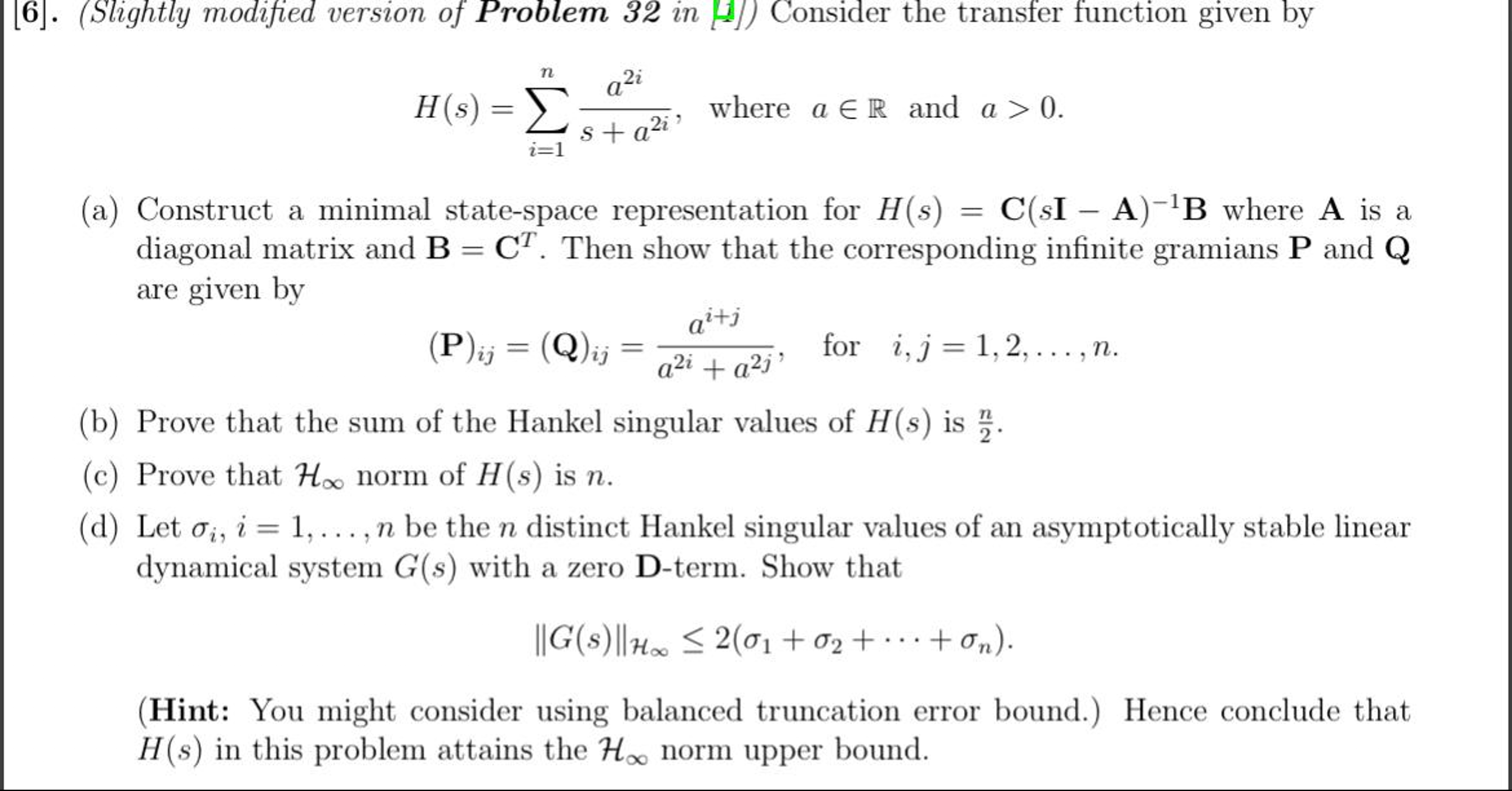 Solved [6]. (Slightly ﻿modified version of ﻿Problem | Chegg.com