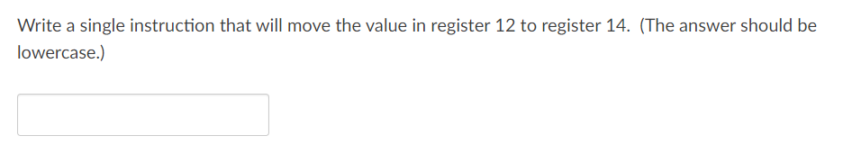 Solved Write a single instruction that will move the value | Chegg.com