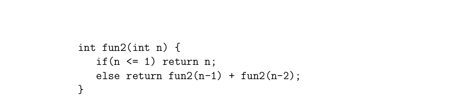 Solved 3. Consider the functions fun1 and fun2 given in | Chegg.com