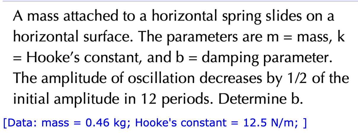 Solved A mass attached to a horizontal spring slides on a | Chegg.com