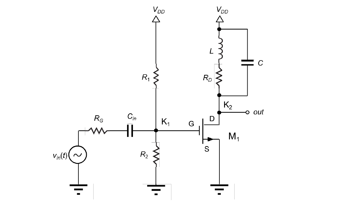 Task 1 Given the large-signal model below, which | Chegg.com