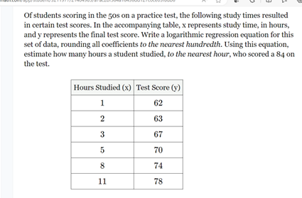 Of students scoring in the 50s ﻿on a practice test, | Chegg.com
