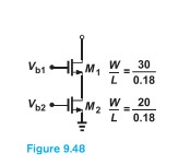 Solved . ﻿The cascode current source shown in Fig. 9.48 | Chegg.com