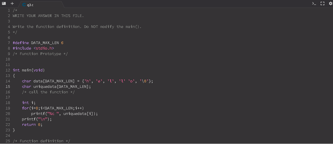 Solved Write a function ONLY implementing the following | Chegg.com