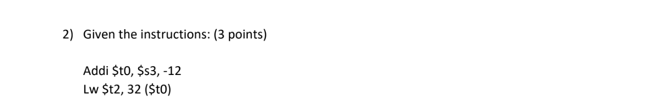 Solved Draw one Datapath per question based on the | Chegg.com