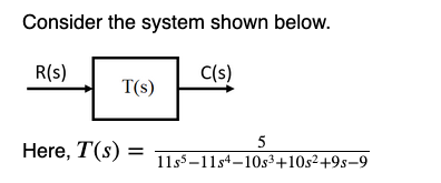 Solved Create a Routh table for the following function and | Chegg.com