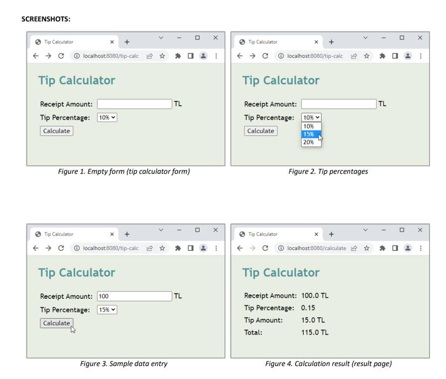 Solved QUESTION: You are asked to develop a web-based "Tip | Chegg.com