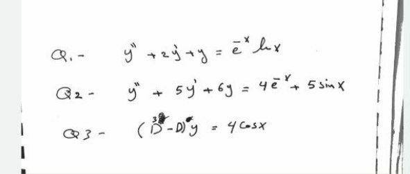 Solved y +zy ty = e bux 9" + 5y'+by = 4e " + 5 sinx CODY 4 | Chegg.com