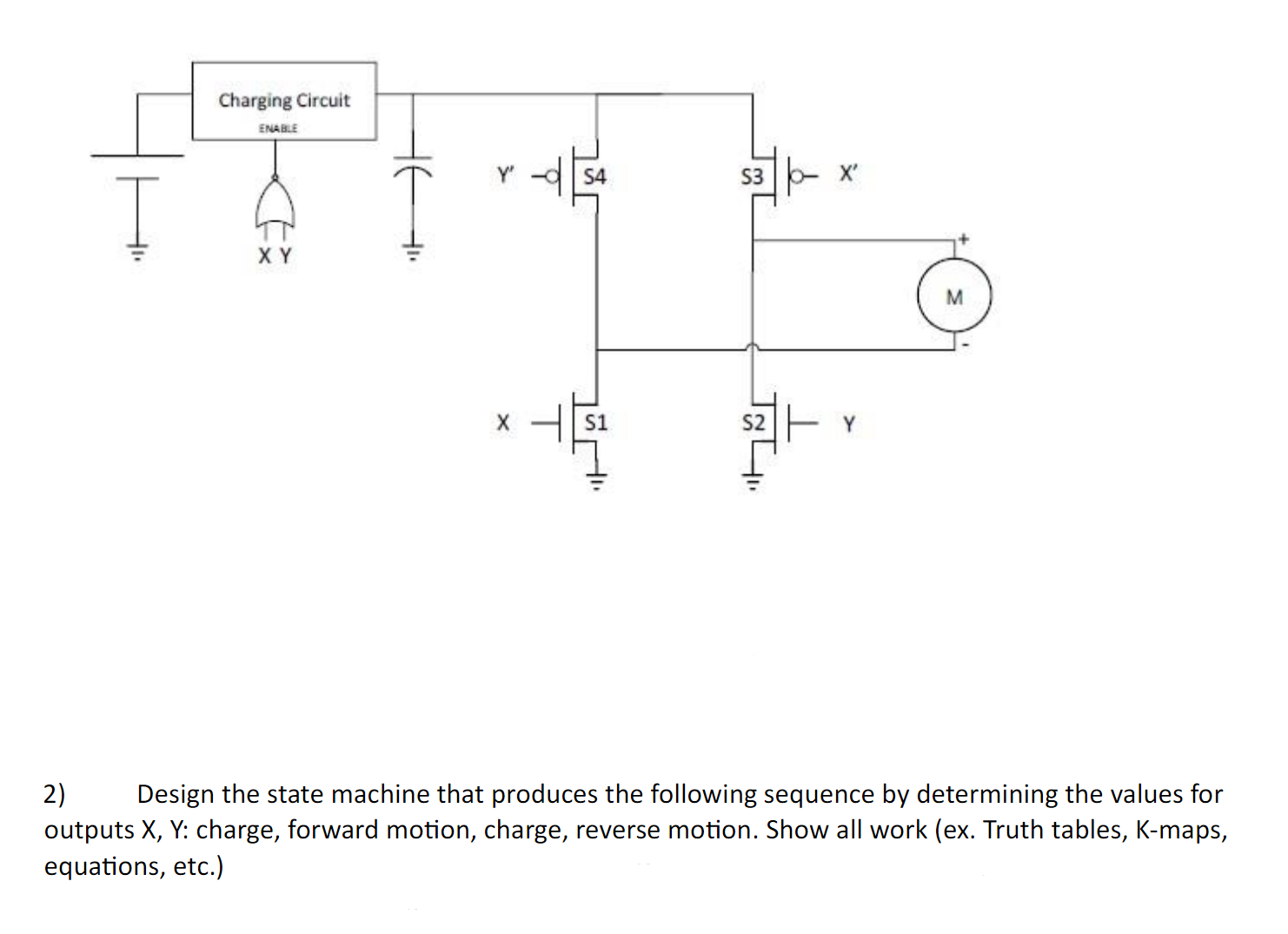 Solved Design the state machine that produces the following | Chegg.com