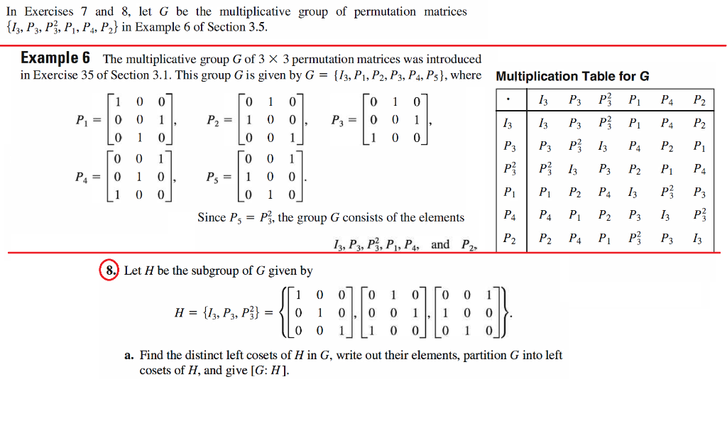 Solved In Exercises 7 and 8 , let G be the multiplicative | Chegg.com