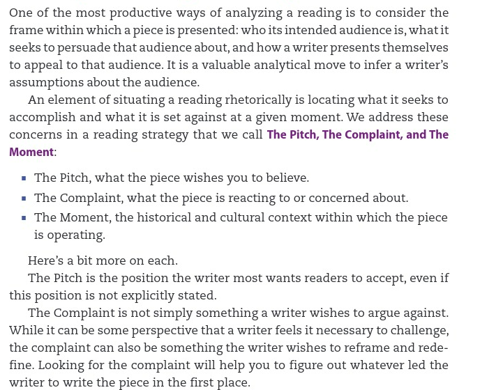 Solved One of the most productive ways of analyzing a | Chegg.com