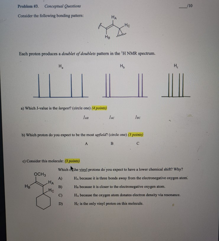 Solved Problem #3. Conceptual Questions Consider the | Chegg.com