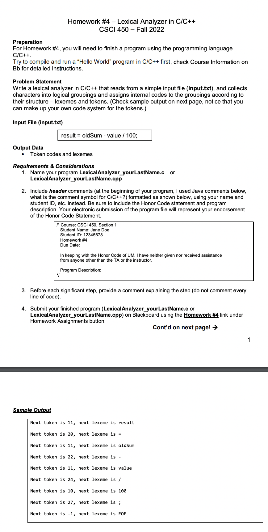 CSCl 450 - Fall 2022 Preparation For Homework #4, you | Chegg.com