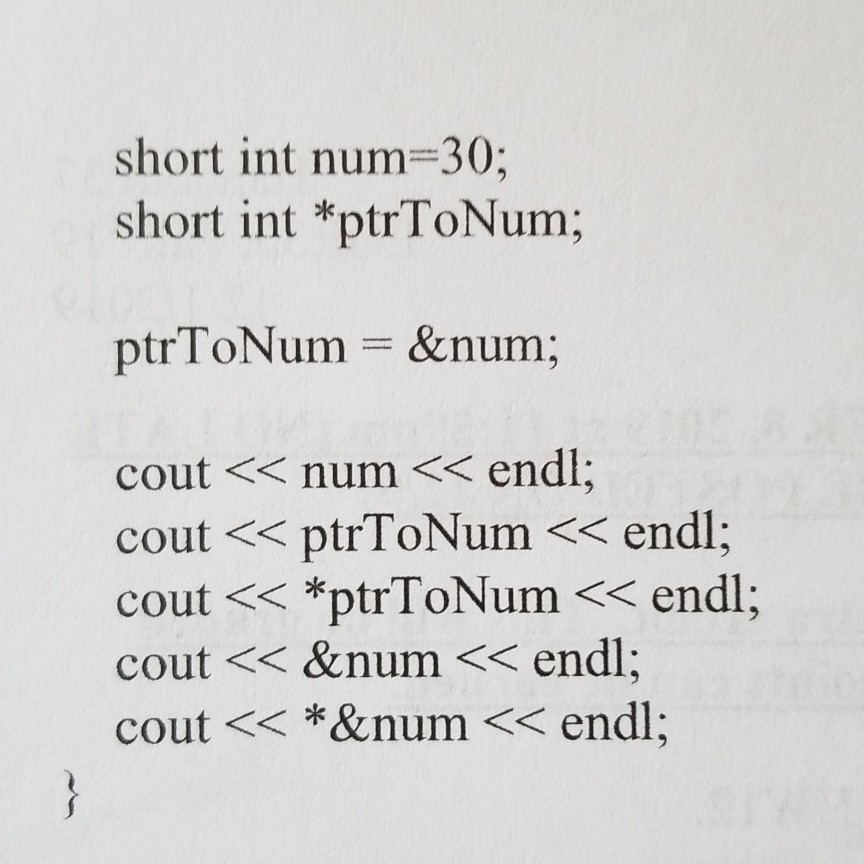 Solved 2) (15 points) Pointers: In the following code, what | Chegg.com