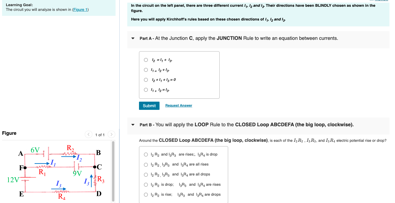 Solved Learning Goal: The circuit you will analyze is shown | Chegg.com