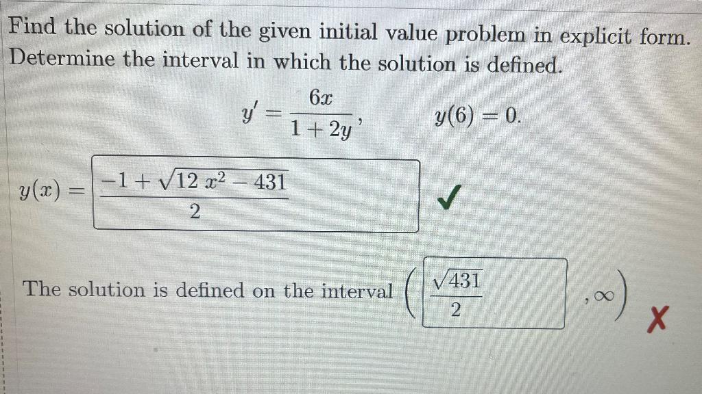 Solved 1 1 1 1 14 1 1 Find the solution of the given initial | Chegg.com