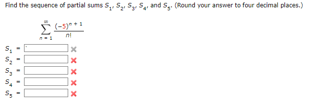 Solved Find the sequence of partial sums S1′S2′S3′S4′ and | Chegg.com