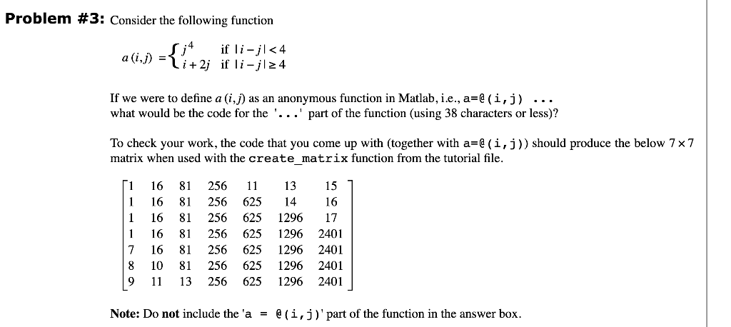Solved How to solve matlab question? | Chegg.com