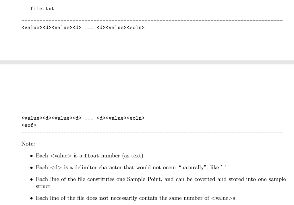 Program Specification For This Assignment You Need