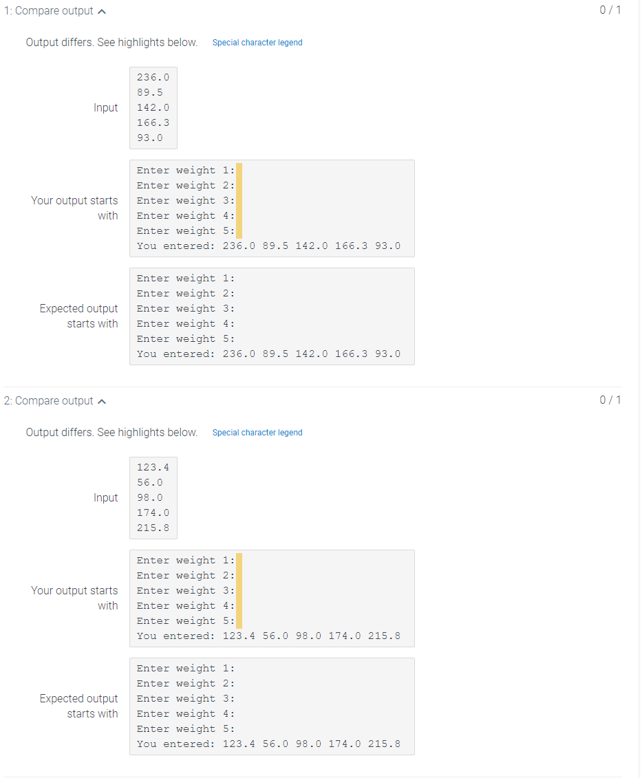 Solved 6.21 LAB: Warm up: People's weights (1) Prompt the | Chegg.com