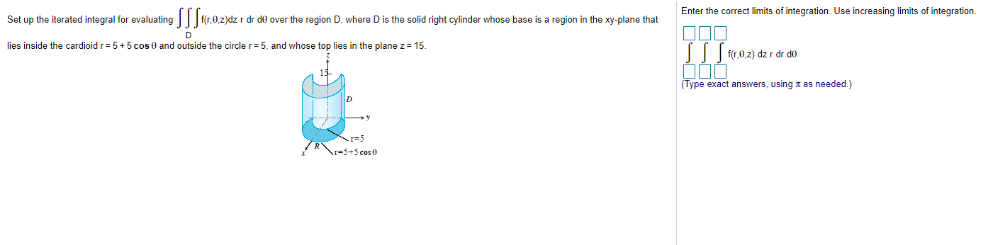 Solved Set up the iterated integral for evaluating SS | Chegg.com