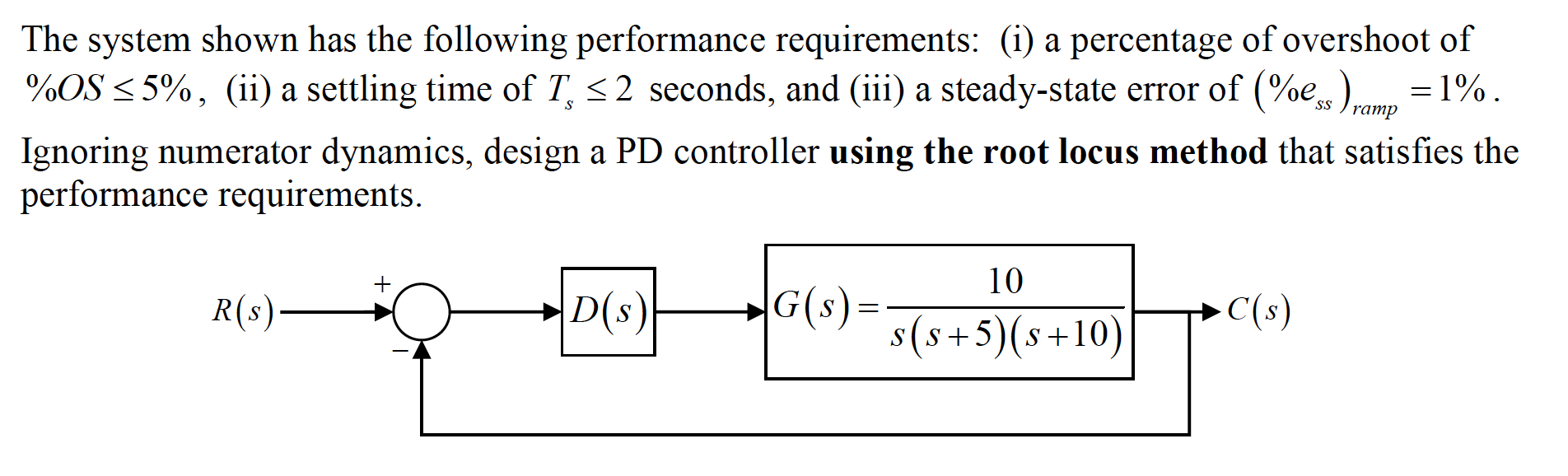 Solved Use the Root Locus Method (use Angle Criterion to | Chegg.com