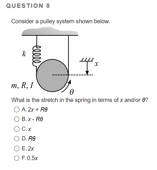 Solved Consider a pulley system shown below. What is the | Chegg.com