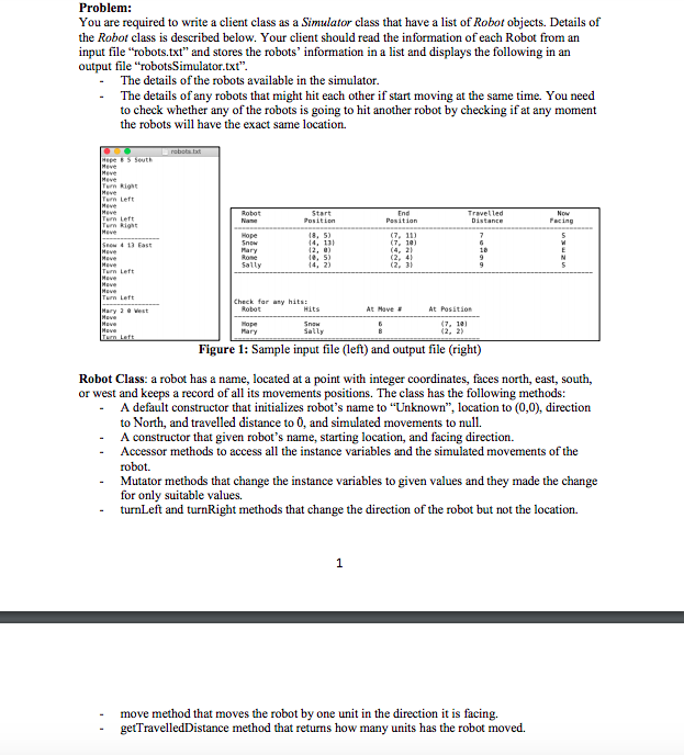Problem: You are required to write a client class as | Chegg.com