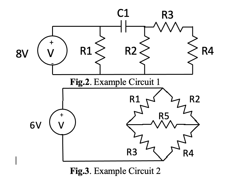 Solved Fig.3. Example Circuit 2 Power Supply Breadboard | Chegg.com