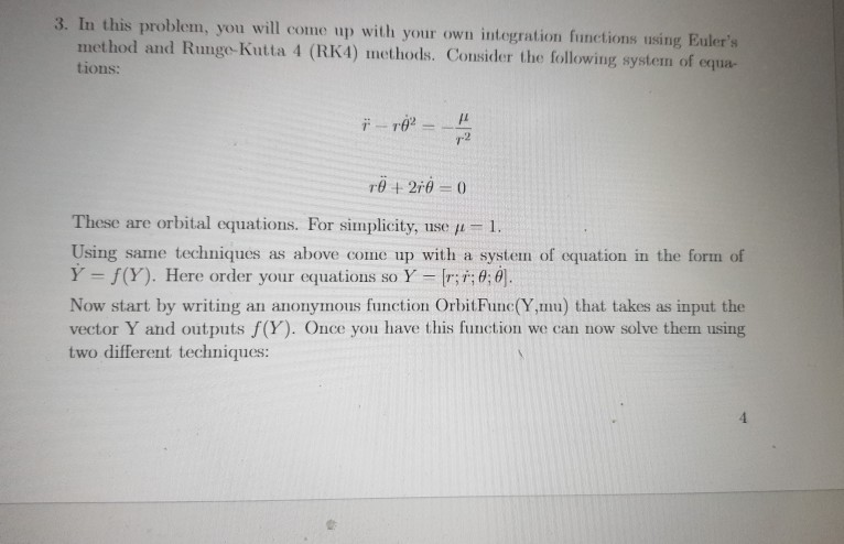 3. In this problem, you will come up with your own | Chegg.com