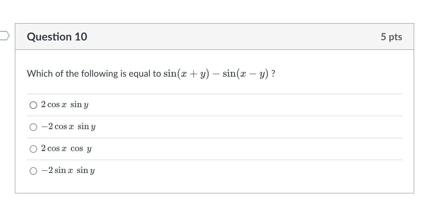 solved-ich-of-the-following-is-equal-to-sin-x-y-sin-x-y-chegg