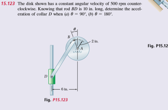 Solved 15.123.) The disk shown has a constant angular | Chegg.com