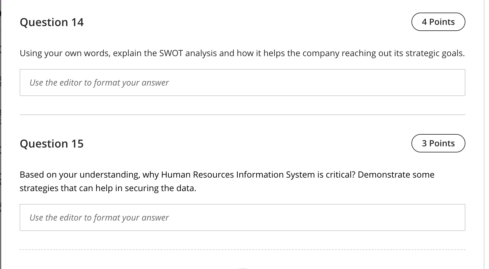 Solved Question 14 4 Points Using your own words, explain | Chegg.com